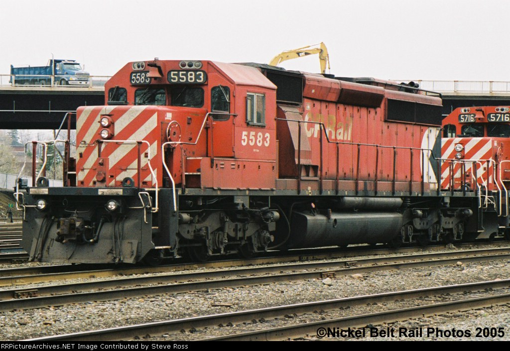 CPR 5583 At Sudbury yard